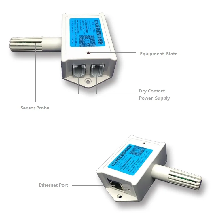 Server Room Lan Cheap Ethernet RJ45 Port Tcpip Temperature Humidity ...