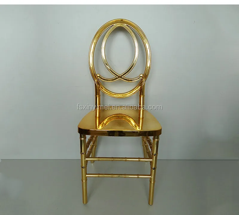 Event And Wedding Furniture High Light Gold Plated Resin Phoenix Chair ...