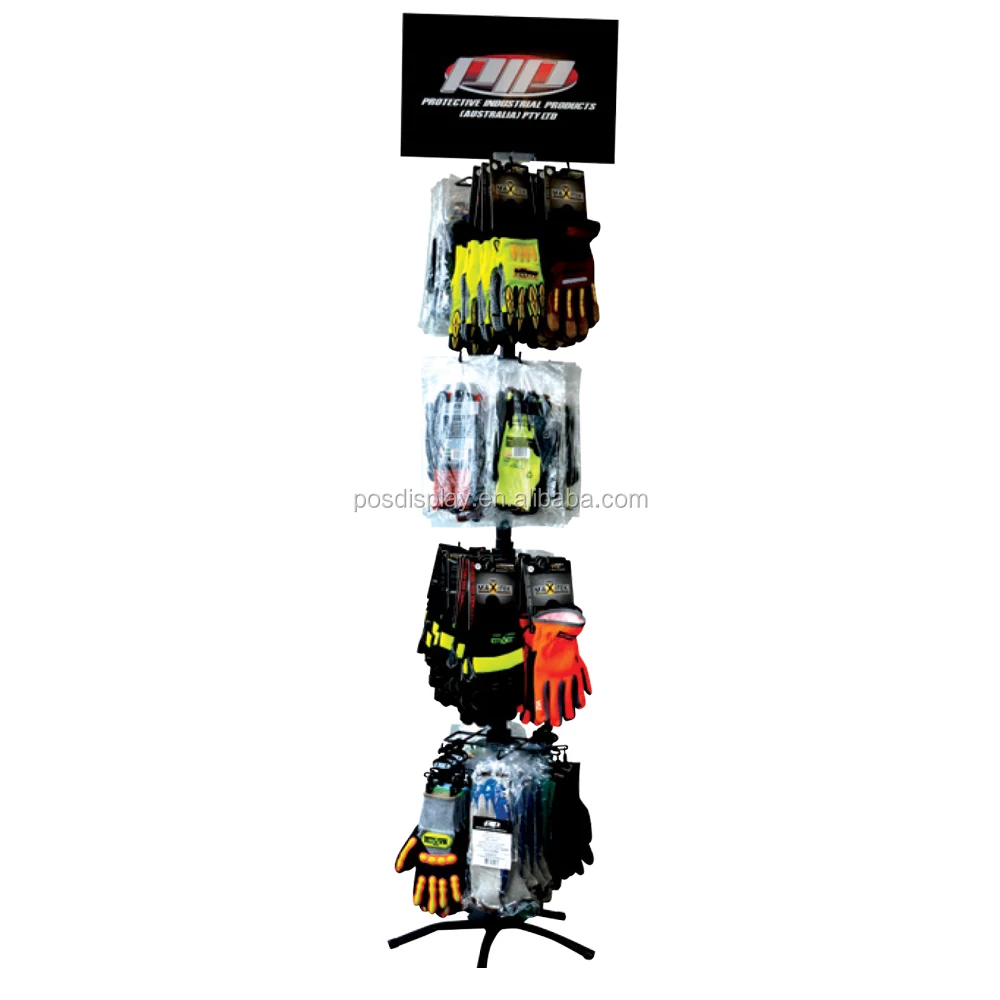 Metal Ratating Golf Glove Display Rack For Gloves Mittens - Buy Golf ...