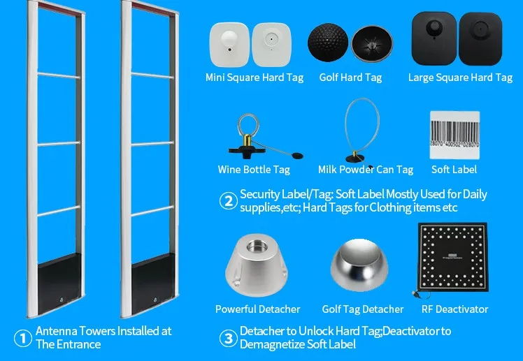 8.2mhz Rf Eas Supermarket Bottle Security Lock Tag Am Anti-theft ...