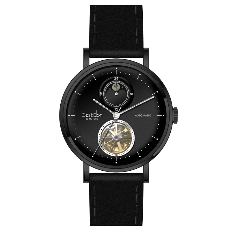 2017 Alibaba Popular Skeleton Men Moonphase Watches Automatic - Buy ...