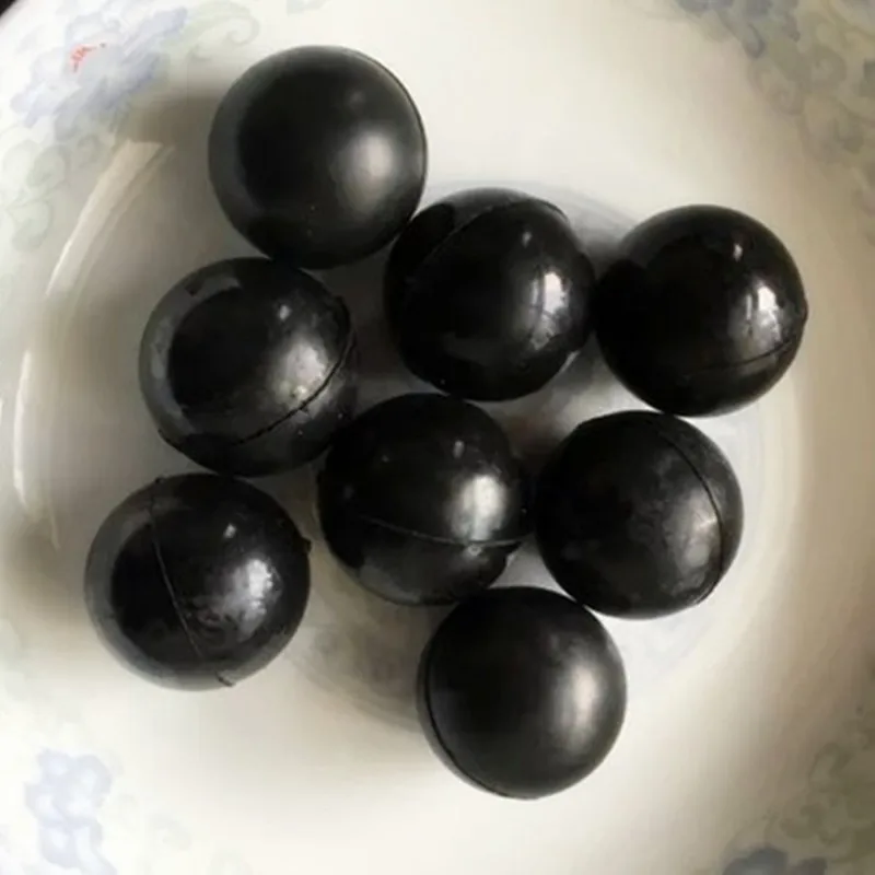 2019 Solid Hard Black Rubber Bullet Ball For Gun - Buy High Quality ...
