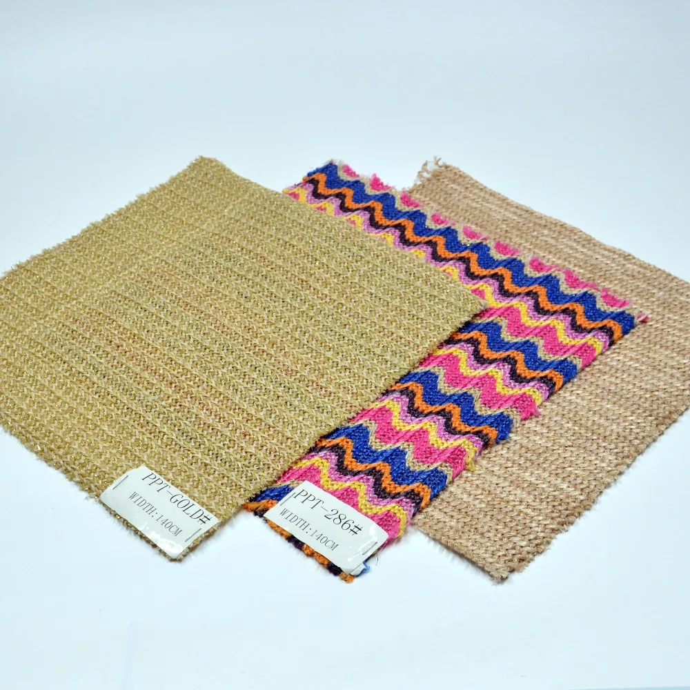 Woven Pp 20*20 Straw Fabric For Mat Pp Straw Hat 90%pp 10%pe Straw ...