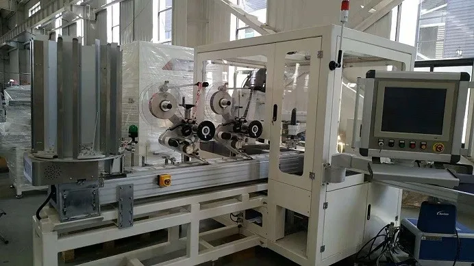 Robotphoenix Automatic High Speed Wet Wipe Lid Capping Machine