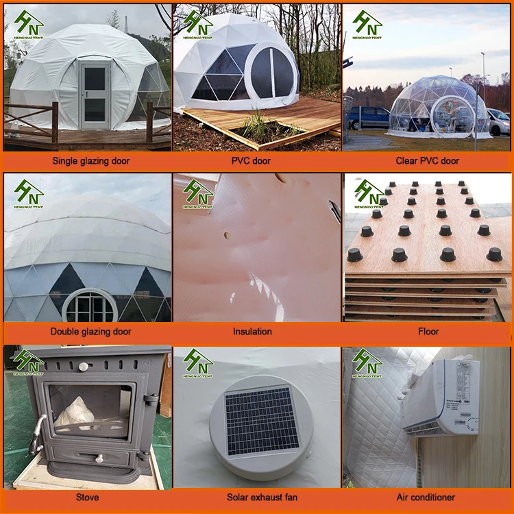 Geodesic Dome PVC - DIY Transparent Igloo Tent for Garden