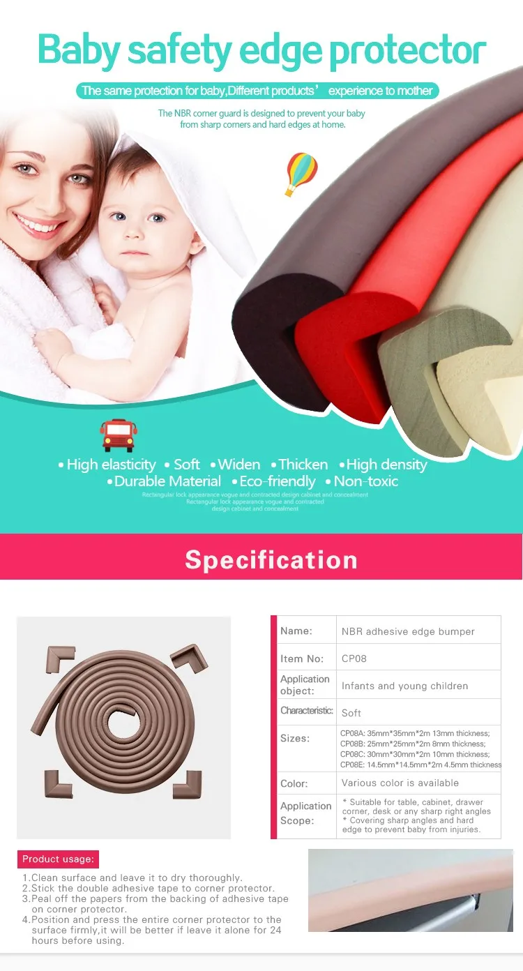 Mirrors Edge Guard Plastic Corner /rubber Corner Protectors/rubber Door ...