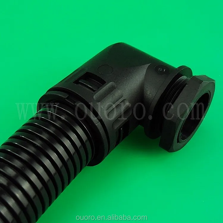 Ouoro Ad13 Pg9 M12 M16 M18 M20 G3/8 90 Degree Elbow Fitting Union Connector For Wiring And Cable ...