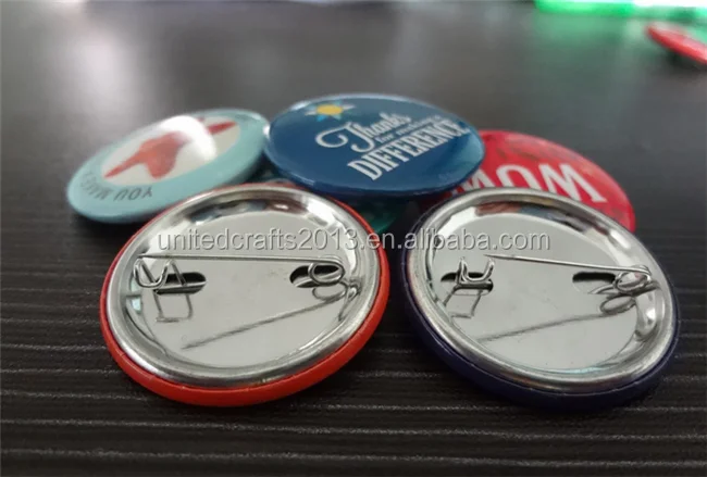 2016 Wholesale Promotional Custom Safety Pin Round Tinplate Badge - Buy ...