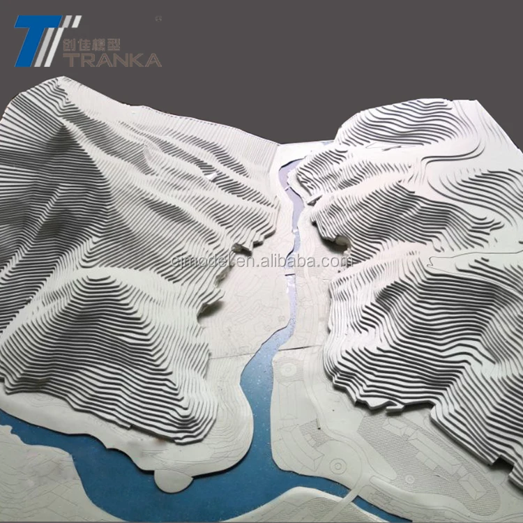 High Quality Topographic Model with Contour Line for Urban Planning