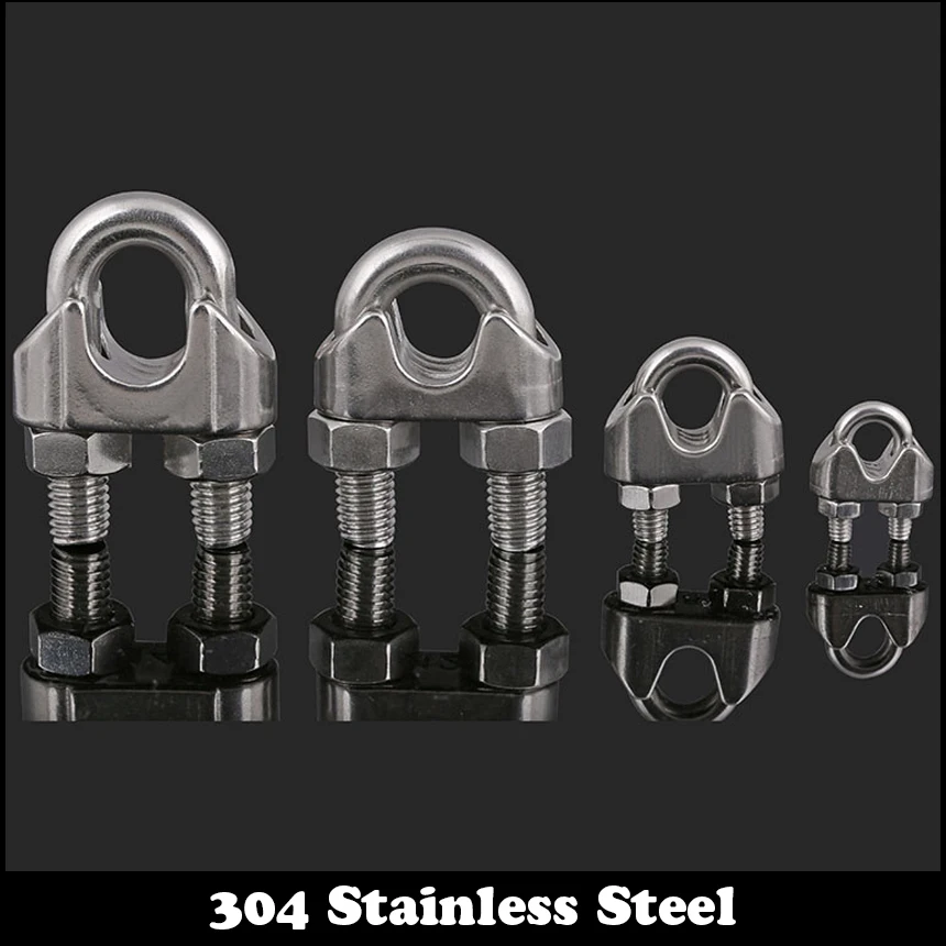 Stainless Steel Wire Rope Clamps - Durable & Reliable