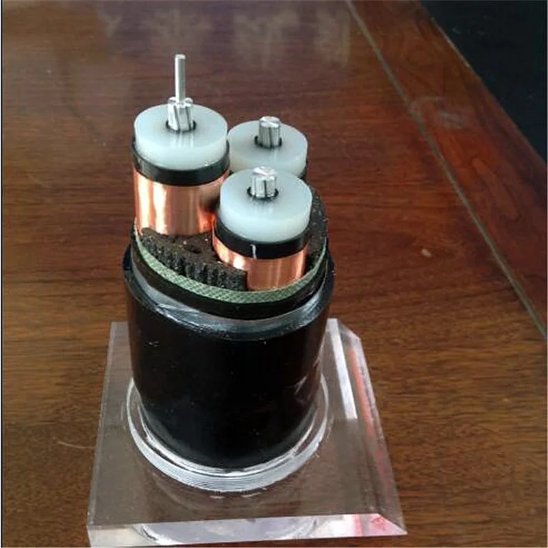 3x70mm 1kv to 35kv Cu/al Xlpe/cts/cws PVC/PE/LLDPE Power Cable