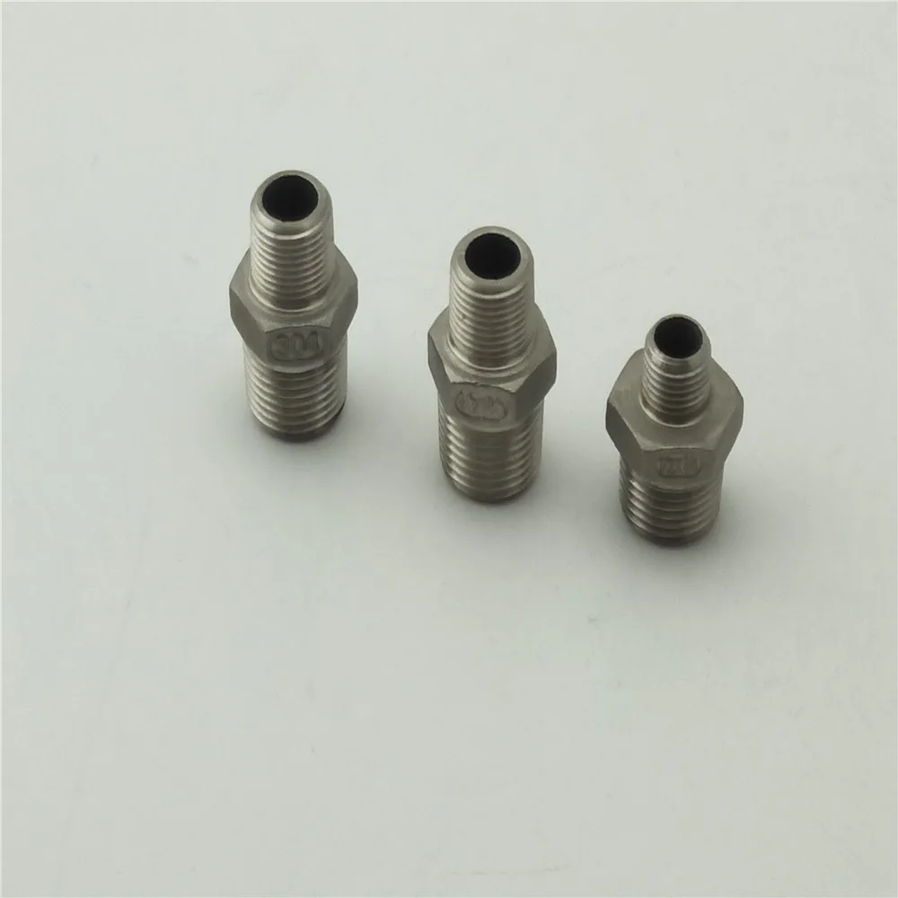 Stainless Steel Thread Pipe Fitting Npt Bsp Hexagonal Nipple 1 Inch ...