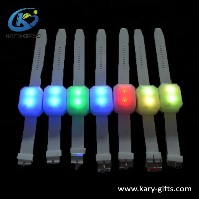 Concert Dmx Control Bracelets Reusable Led Dmx512 Wristbands - Buy Led ...