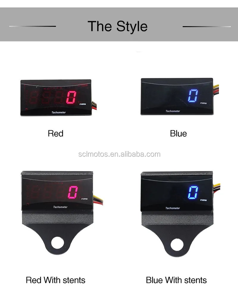 Mini Digital Tachometer - Precision for Racing Motorcycles