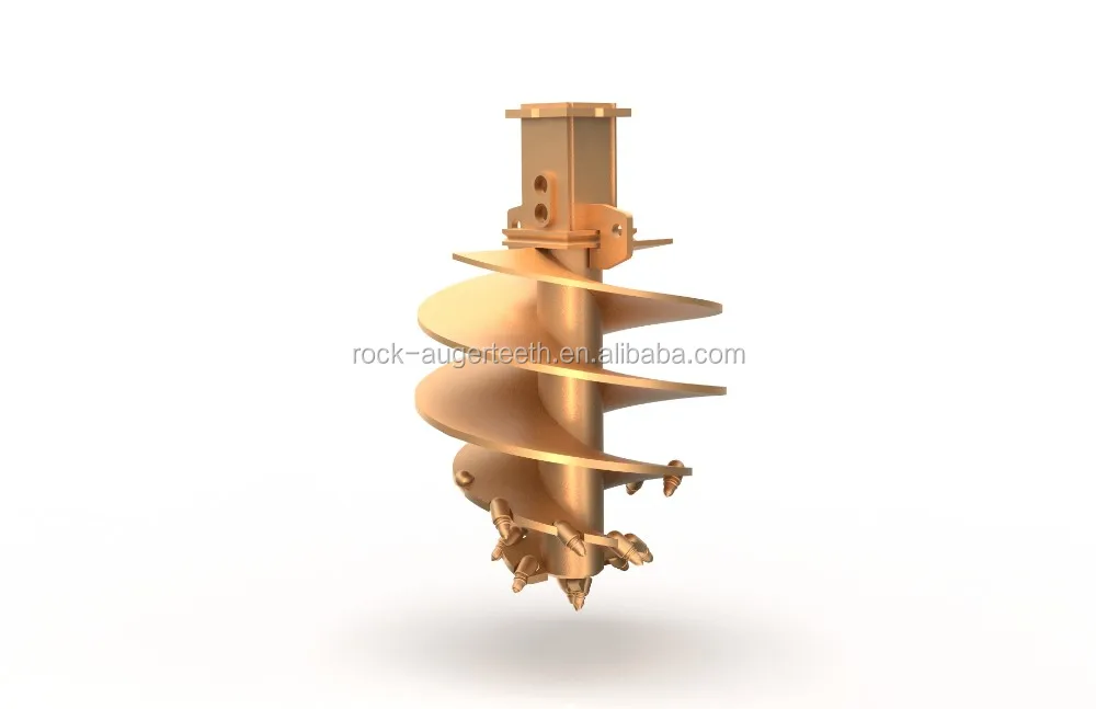 Rock Drilling Conical Auger For Rotary Drill Rig - Buy Rock Drilling ...