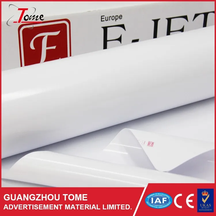 Vinyl Sticker White Made In Guangzhou China Factory Jet 140g - Buy 140g ...