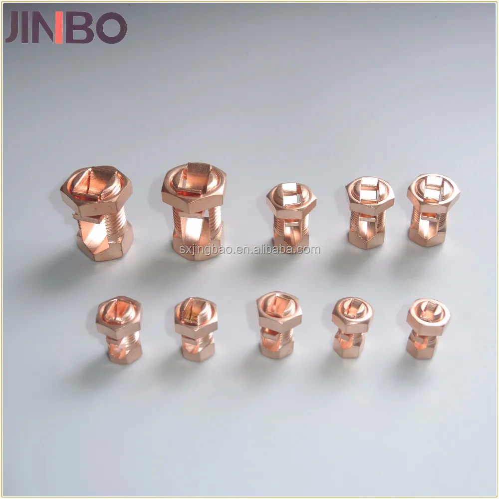 Copper Grounding Split Bolt - Reliable Ground Wire Connectors