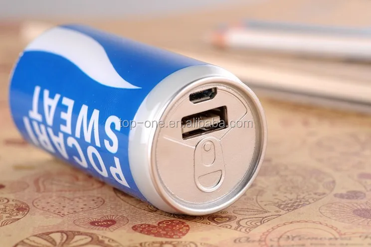 Coco Cola Can Round Power Bank - Portable & Unique Design