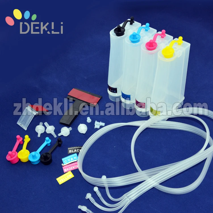 4 Color Transparent Ciss Tank For Epson Canon Hp Printer Diy Ciss - Buy ...