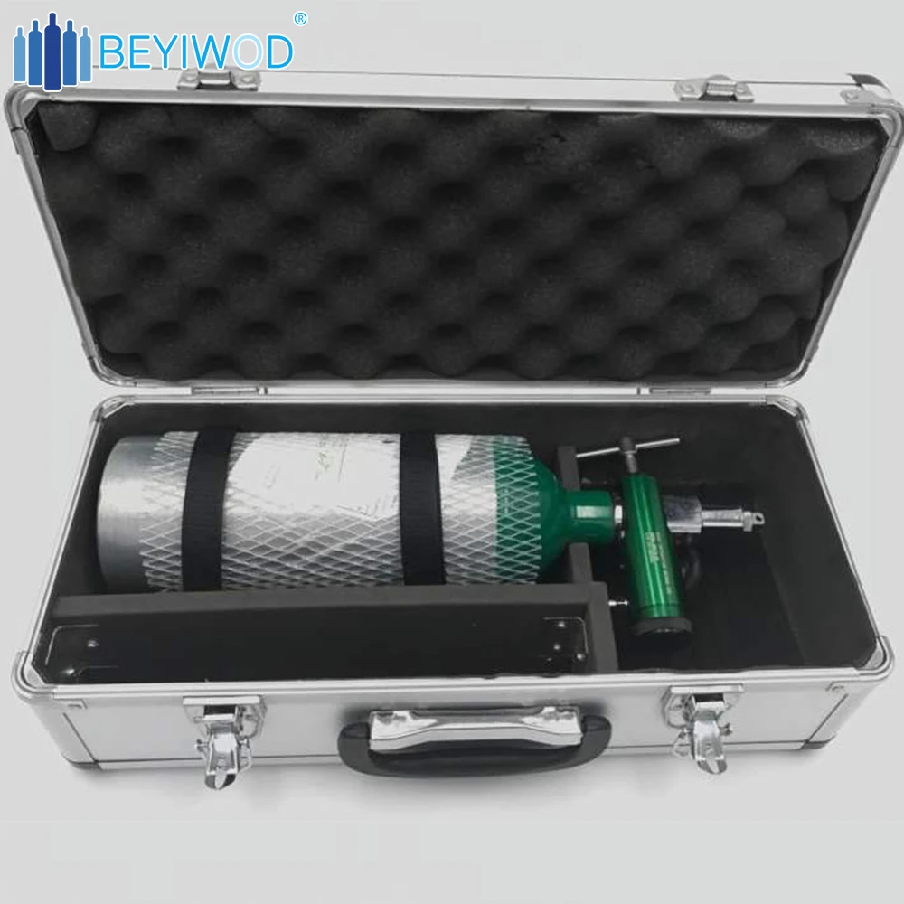 1l-20l Threapy Aluminum Oxygen Cylinder Dot M Series Medical Oxygen O2 ...