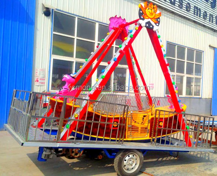 Playground Fun Equipment Of Carnival Games Amusement Swing Ride Trailer ...
