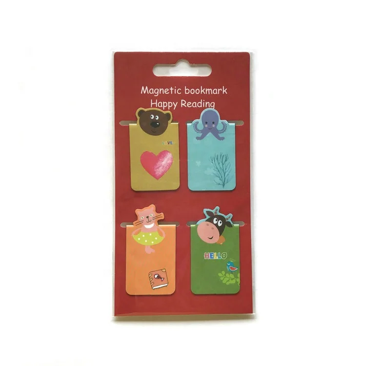 Custom Design Folding Magnetic Bookmark - Office Supplies