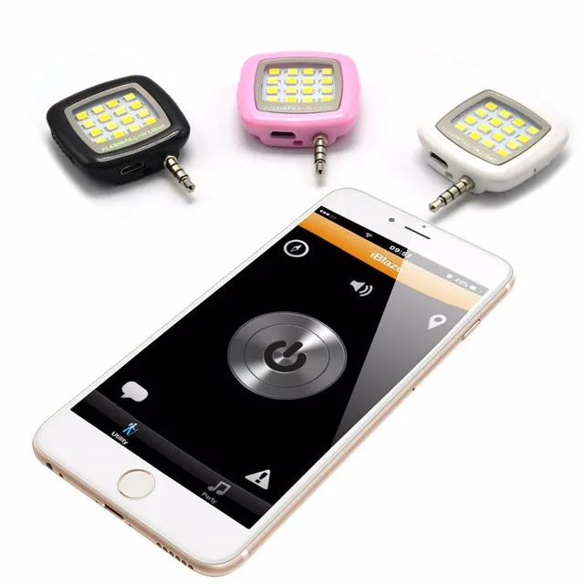 Factory Directly Portable Fashion Smartphone Led Selfie Flash Light For ...