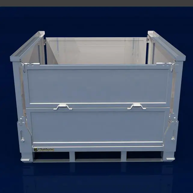 Steel Pallet Box - Durable, Lockable Storage Solution