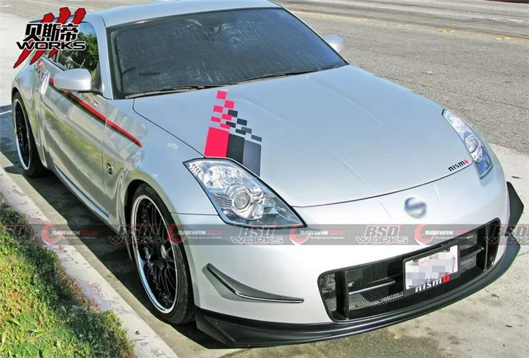 Darwinpro Nismostyle 2 Door Glass Fiber Front Bumper for 350Z