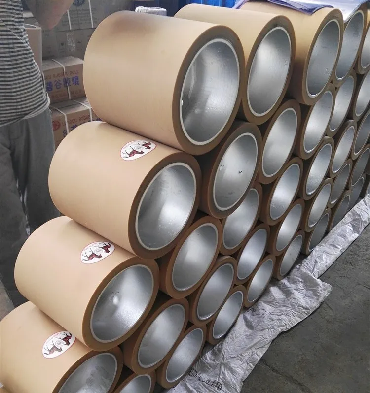 10" Nbr Amber Rice Huller Rubber Roller On Iron Cast Drum - Buy Rubber ...
