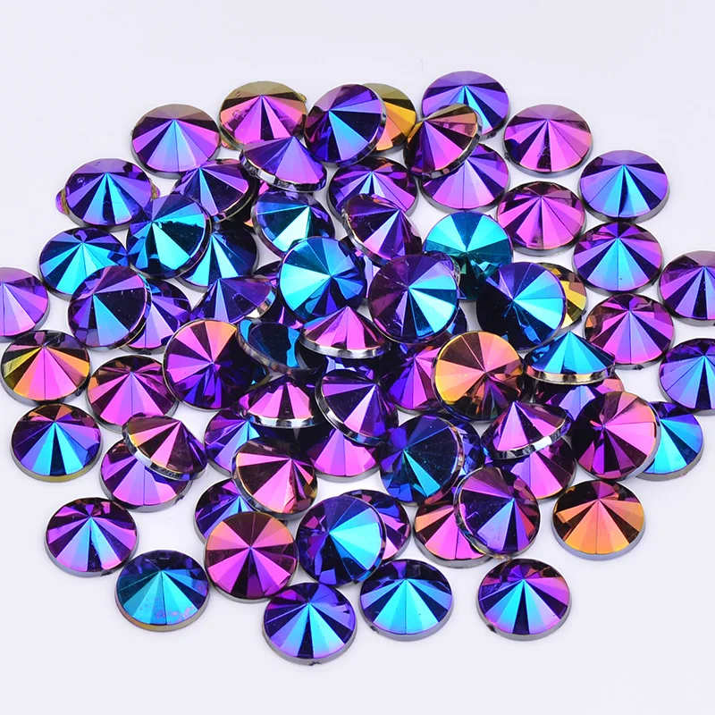 4mm 5mm 6mm 10mm Acrylic Crystal Stones - Flatback Rhinestones