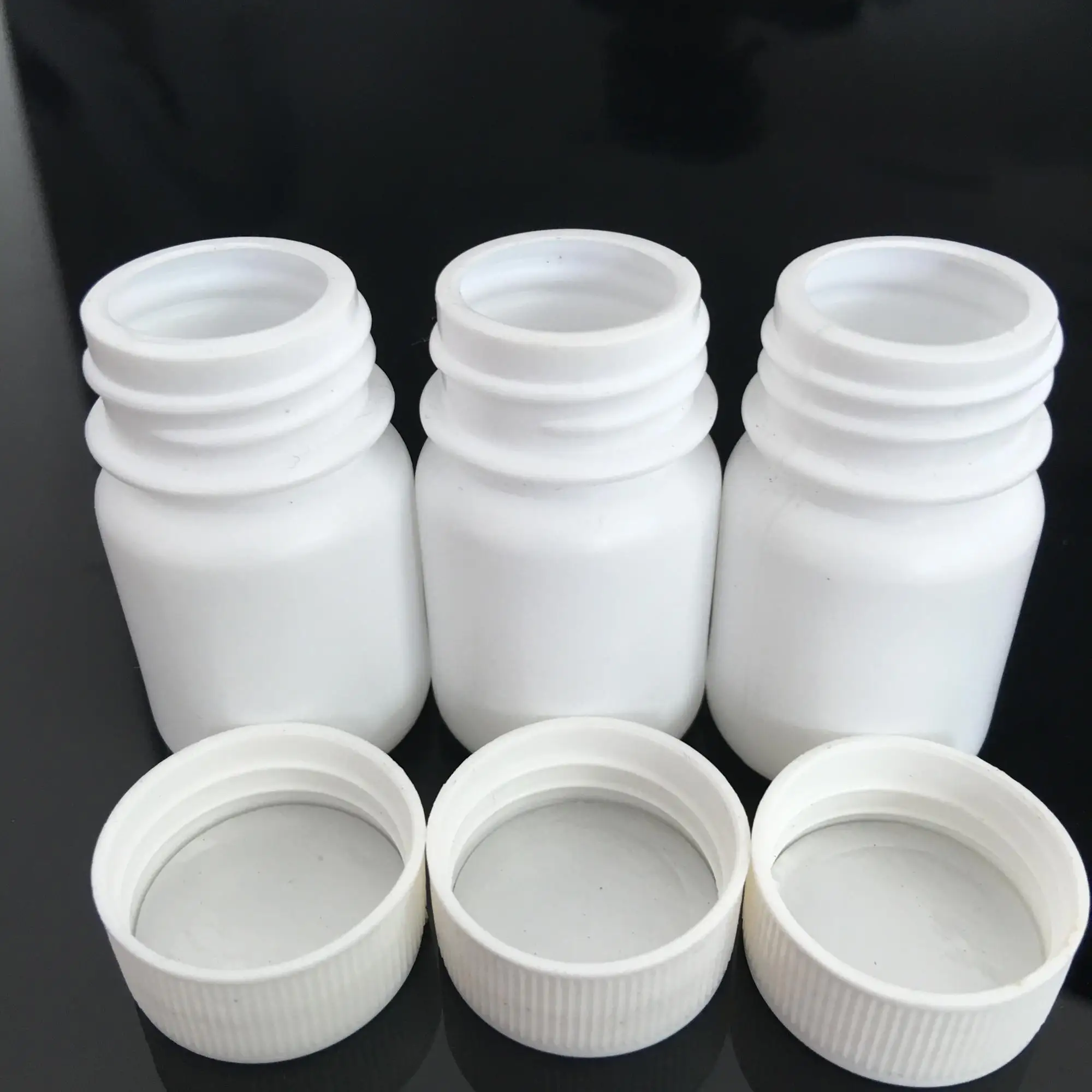 HDPE 20g White Pharmaceutical Vials - Eco-Friendly & Recyclable
