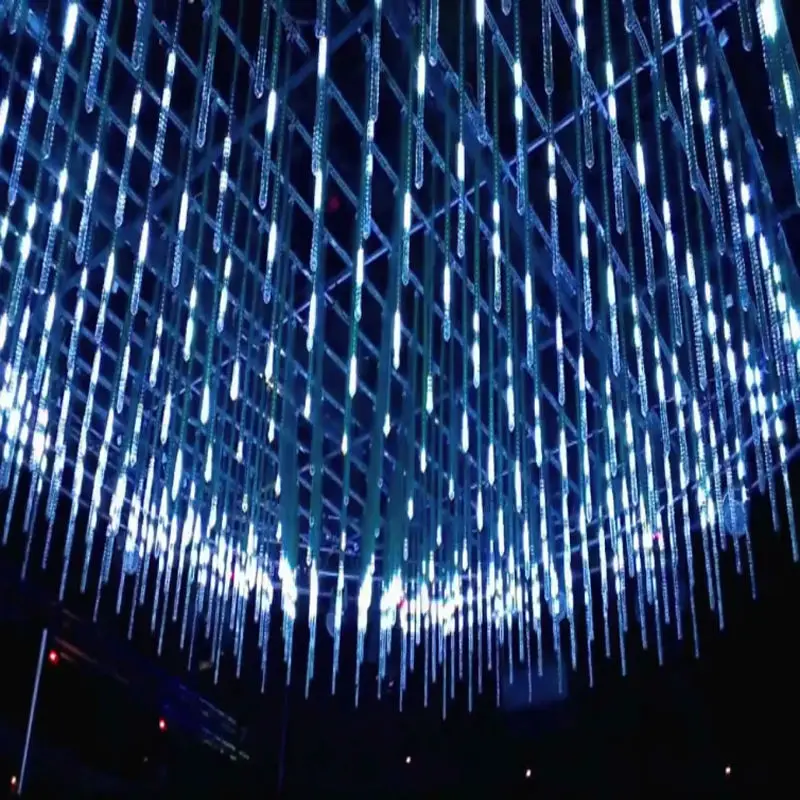 Outdoor Decorative 360 Degrees Dmx Led Meteor Beam Tube 3d Rgb Street ...