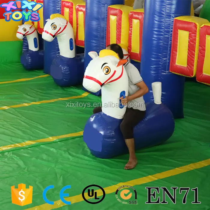 XIXI Durable Airtight Inflatable Jump Derby Pony Horses for Race Sport ...