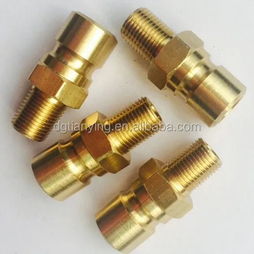 DME Water Brass Plug NPT Thread Hose Nipple Connector