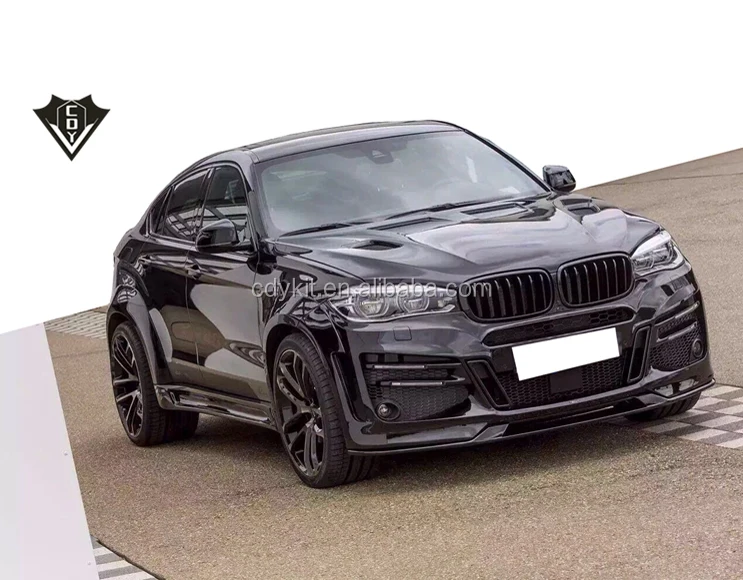 2016-2017 X6 F16 Body Kit Lum Style Good Fitment Wide Body Kit For X6 ...