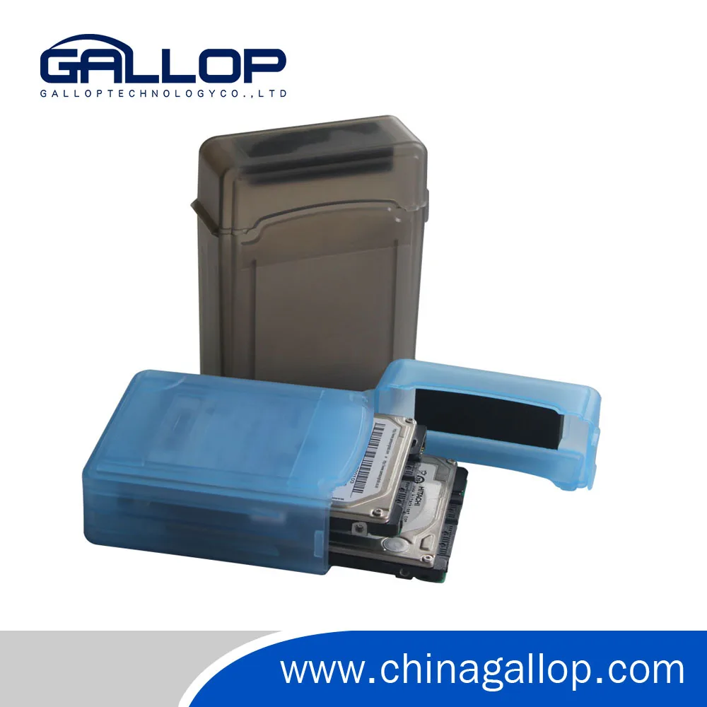 Plastic Hdd Protector Box Anti-static Support 2x2.5'' Hard Disk Drive ...