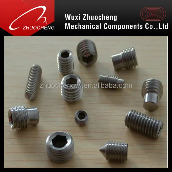Carbon Steel Din913 Din914 Din915 Din916 Set Screws - Buy Set Screws ...