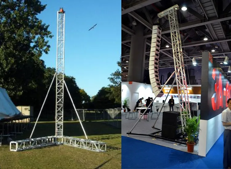 High Quality 10m Aluminium Alloy Line Array Tower Truss - Buy Line ...