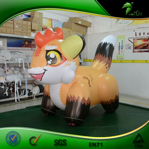 Cute Toys Inflatable Fox, Inflatable Bouncy Fox, Soft Hongyi Toys ...