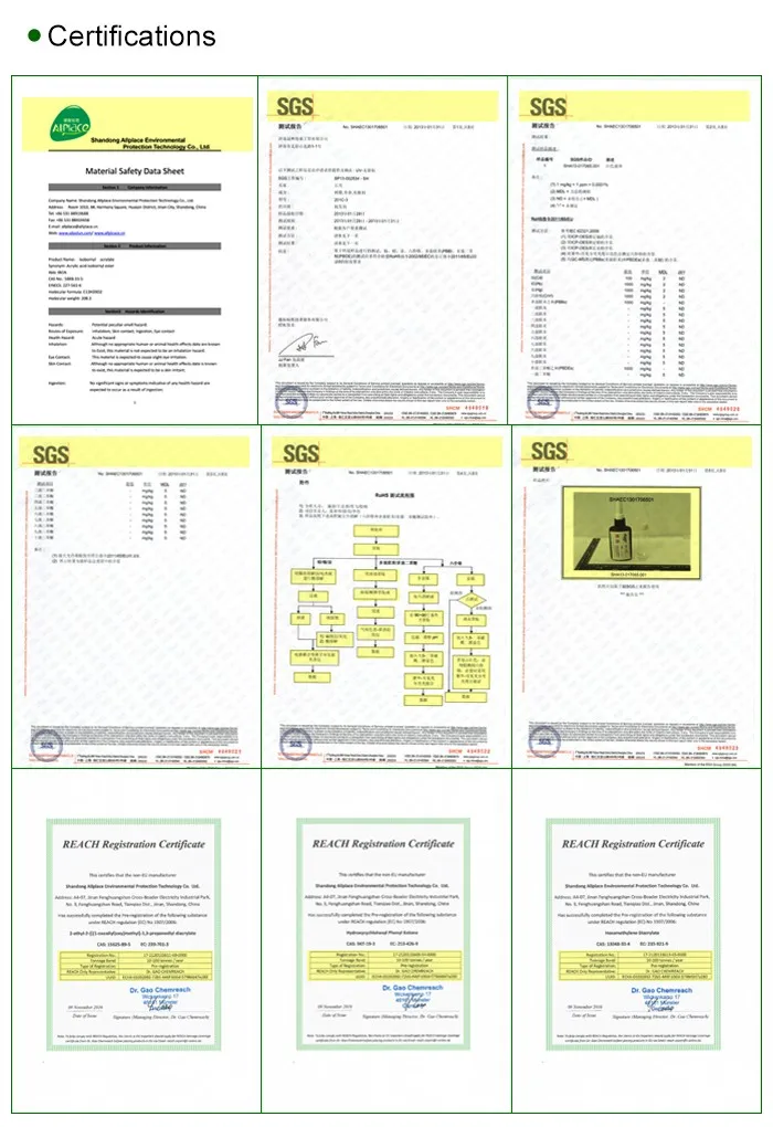 Sublimation Coating Chemicals for Glass Priamer UV Varnish