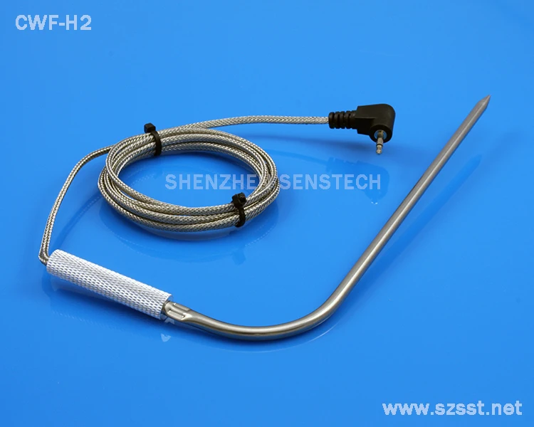 NTC Thermistor BBQ Cooking Temperature Probe with Aluminum Handle