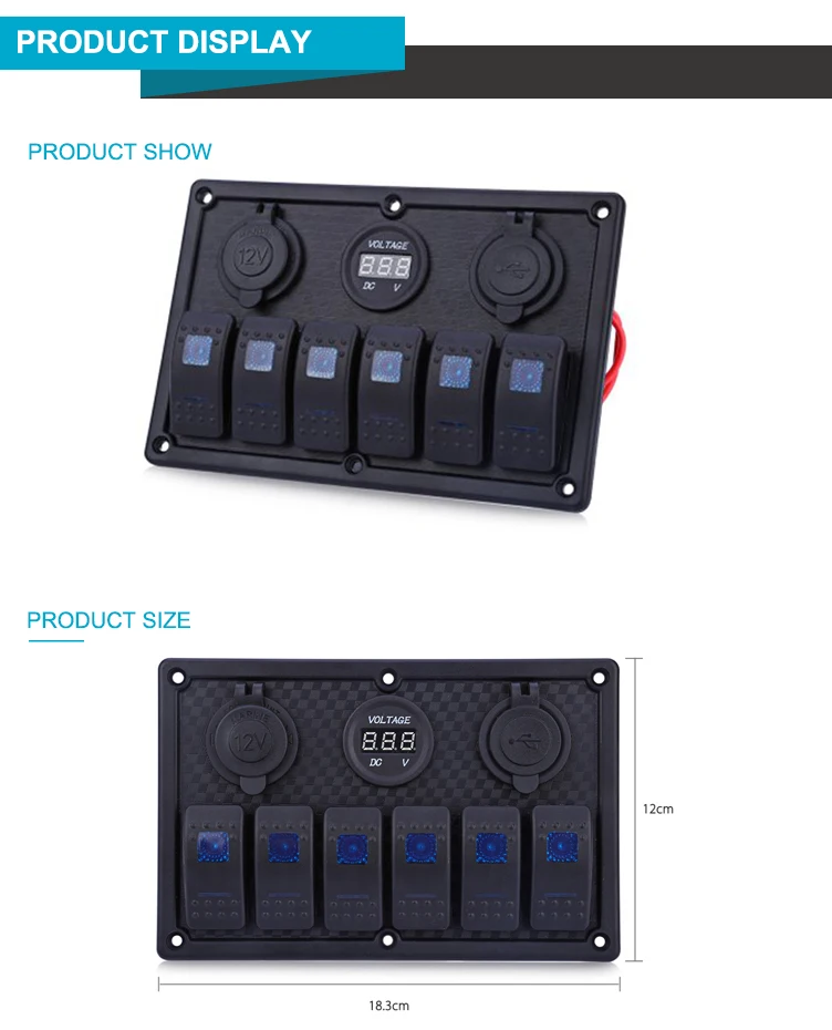 New Technology 4wd 4x4 Rocker Switch Panel With Waterproof Cover - Buy ...