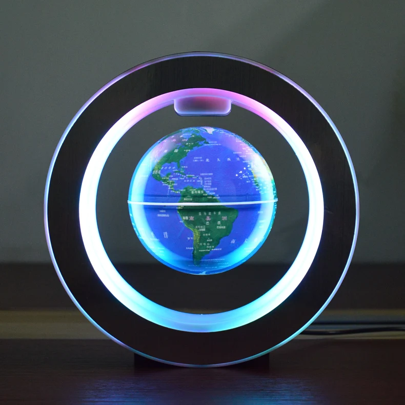Circular Shape Rotating Globe With Led Light New And Custom Design And ...