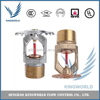 Extended Coverage Upright And Pendent Sprinklers Decorative Glass- Bulb ...