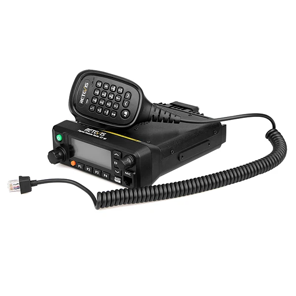 Retevis Rt90 Digital Mobile Car Radio Transceiver Vhf/uhf 50w 250zone ...
