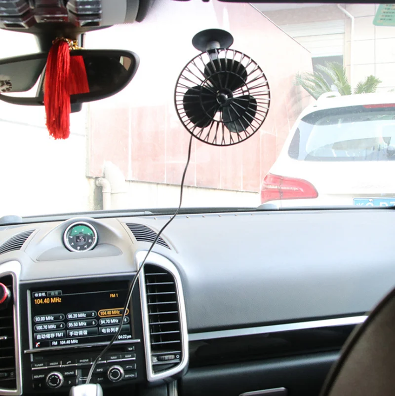 Air Cooling Adjustable Removable Suction Cup 12v Dc Auto Car Fan ...