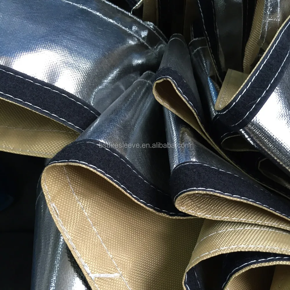 Thermal Reflective Heat Barrier Aluminized Fiberglass Fabric Gold Heat ...