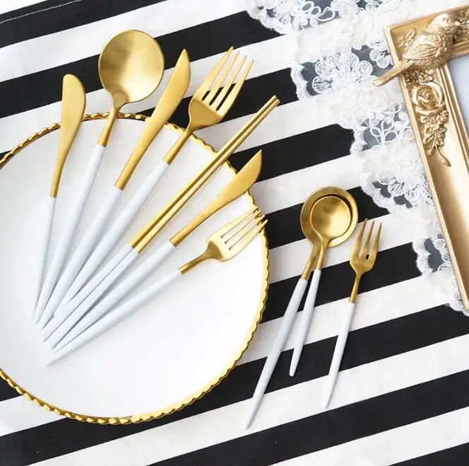 Matte Copper Flatware - Luxury Portuguese Style Cutlery