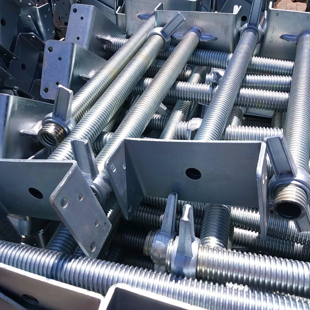 Scaffolding Galvanized Hollow Shoring Adjustable Screw Base Jack - Buy ...